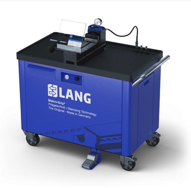Lang Technik Makro•Grip® Stamping Unit, on trolley, stamping range ...